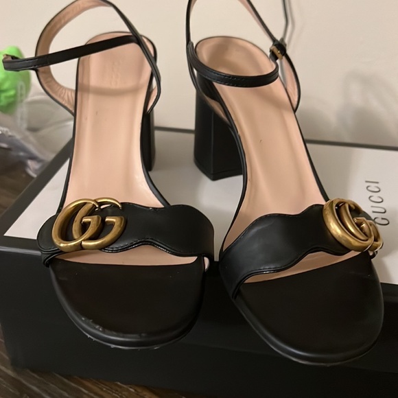 Gucci | Shoes | Gucci 3inch Black Suede Heels | Poshmark